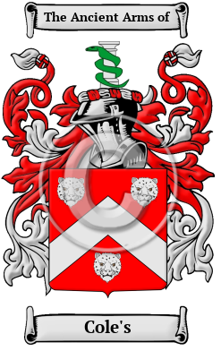 Cole's Name Meaning, Family History, Family Crest & Coats of Arms