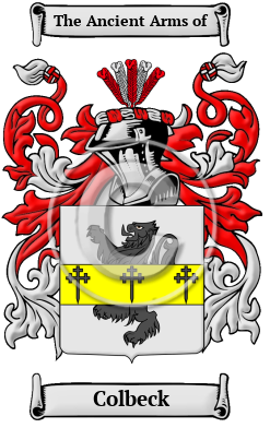 Colbeck Name Meaning, Family History, Family Crest & Coats of Arms
