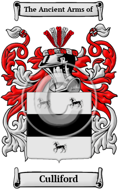 Culliford Name Meaning, Family History, Family Crest & Coats of Arms