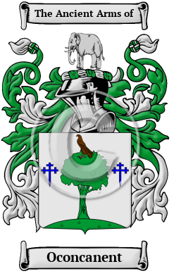 Oconcanent Name Meaning, Family History, Family Crest & Coats of Arms