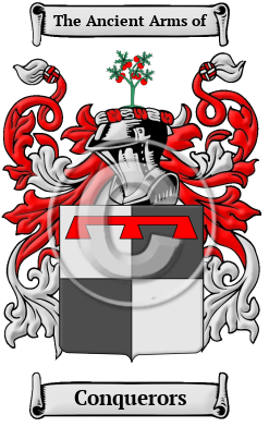 Conquerors Name Meaning, Family History, Family Crest & Coats of Arms