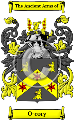 O-cory Name Meaning, Family History, Family Crest & Coats of Arms