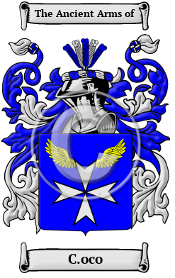 C.oco Name Meaning, Family History, Family Crest & Coats of Arms