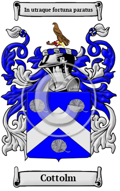 Cottolm Name Meaning, Family History, Family Crest & Coats of Arms