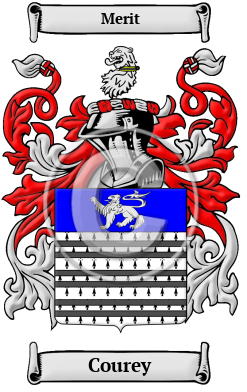 Courey Name Meaning, Family History, Family Crest & Coats of Arms