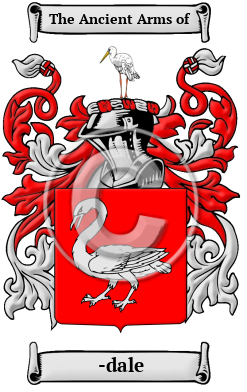 -dale Name Meaning, Family History, Family Crest & Coats of Arms