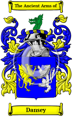Dansey Name Meaning, Family History, Family Crest & Coats of Arms