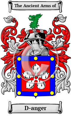 D-anger Name Meaning, Family History, Family Crest & Coats of Arms, English