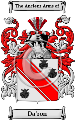 Da'ron Name Meaning, Family History, Family Crest & Coats of Arms