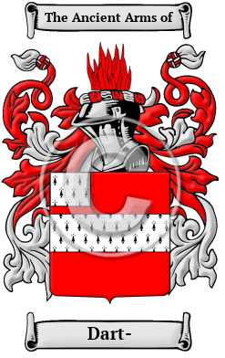 Dart- Name Meaning, Family History, Family Crest & Coats of Arms