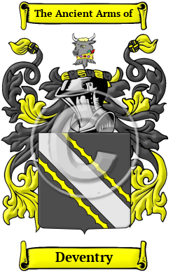 Deventry Name Meaning, Family History, Family Crest & Coats of Arms