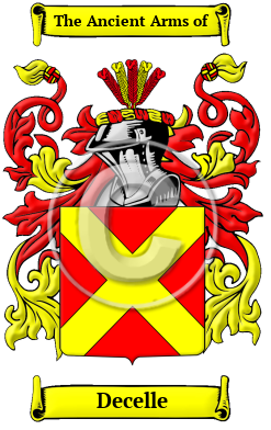 Decelle Name Meaning, Family History, Family Crest & Coats of Arms