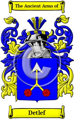 Detlef Name Meaning, Family History, Family Crest & Coats of Arms