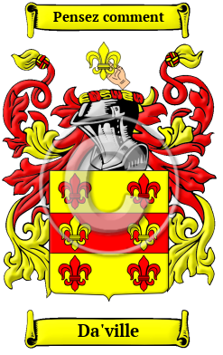 Da'ville Name Meaning, Family History, Family Crest & Coats of Arms