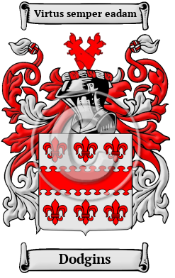 Dodgins Name Meaning, Family History, Family Crest & Coats of Arms