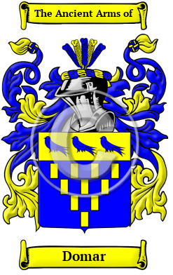 Domar Name Meaning, Family History, Family Crest & Coats of Arms