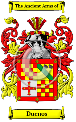 Duenos Name Meaning, Family History, Family Crest & Coats of Arms