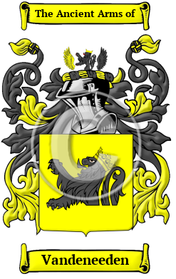Vandeneeden Name Meaning, Family History, Family Crest & Coats of Arms