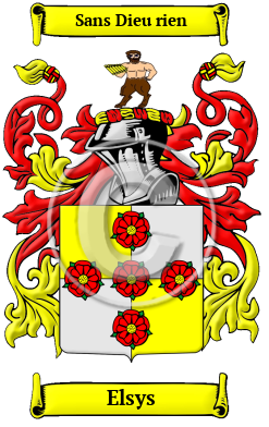 Elsys Name Meaning, Family History, Family Crest & Coats of Arms