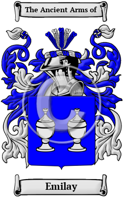 Emilay Name Meaning, Family History, Family Crest & Coats of Arms