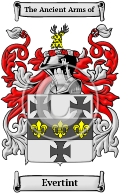 Evertint Name Meaning, Family History, Family Crest & Coats of Arms