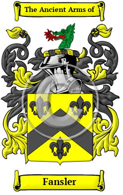 Fansler Name Meaning, Family History, Family Crest & Coats of Arms