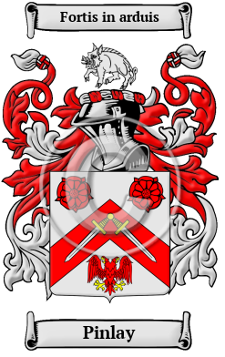 Pinlay Name Meaning, Family History, Family Crest & Coats of Arms