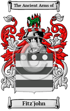 Fitz'john Name Meaning, Family History, Family Crest & Coats of Arms