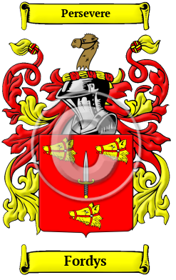 Fordys Name Meaning, Family History, Family Crest & Coats of Arms
