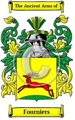 Fourniers Name Meaning, Family History, Family Crest & Coats of Arms
