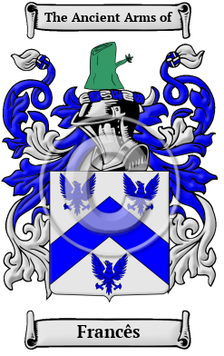 Francês Name Meaning, Family History, Family Crest & Coats of Arms