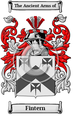 Fintern Name Meaning, Family History, Family Crest & Coats of Arms