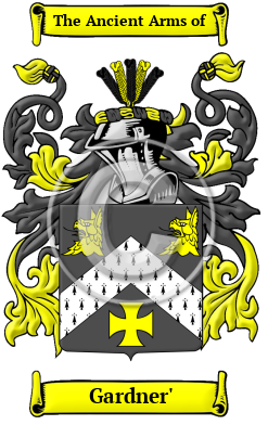 Gardner' Name Meaning, Family History, Family Crest & Coats of Arms