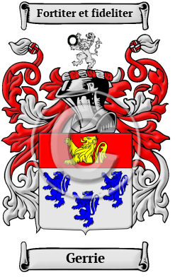 Gerrie Name Meaning, Family History, Family Crest & Coats of Arms