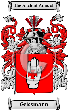 Geissmann Name Meaning, Family History, Family Crest & Coats of Arms