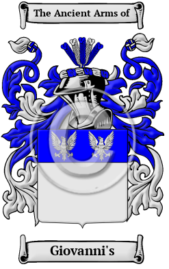 Giovanni's Name Meaning, Family History, Family Crest & Coats of Arms