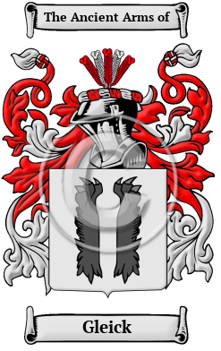 Gleick Name Meaning, Family History, Family Crest & Coats of Arms