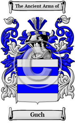 Guch Name Meaning, Family History, Family Crest & Coats of Arms