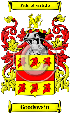 Goodswain Name Meaning, Family History, Family Crest & Coats of Arms