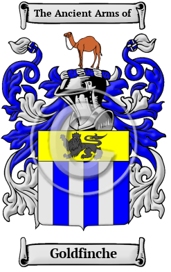 Goldfinche Name Meaning, Family History, Family Crest & Coats of Arms