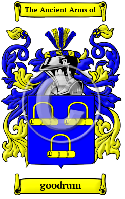 Goodrum Name Meaning, Family History, Family Crest & Coats of Arms