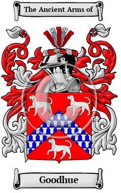 Goodhue Name Meaning, Family History, Family Crest & Coats of Arms