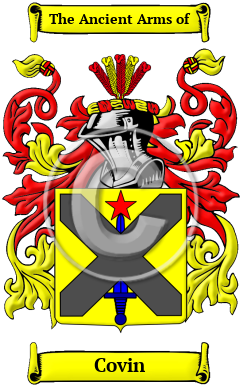 Covin Name Meaning, Family History, Family Crest & Coats of Arms