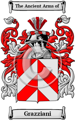 Grazziani Name Meaning, Family History, Family Crest & Coats of Arms