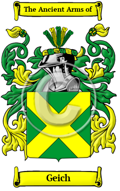 Geich Name Meaning, Family History, Family Crest & Coats of Arms