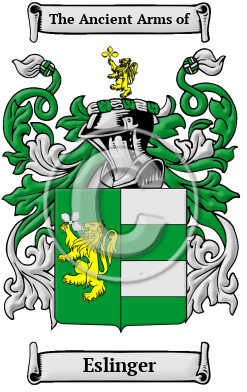 Eslinger Name Meaning, Family History, Family Crest & Coats of Arms