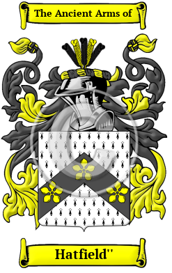 Hatfield'' Name Meaning, Family History, Family Crest & Coats of Arms