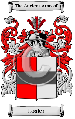 Losier Name Meaning, Family History, Family Crest & Coats of Arms
