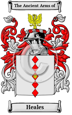 Heales Name Meaning, Family History, Family Crest & Coats of Arms