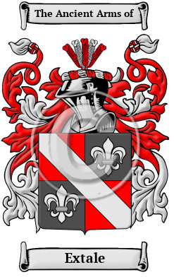 Extale Name Meaning, Family History, Family Crest & Coats of Arms